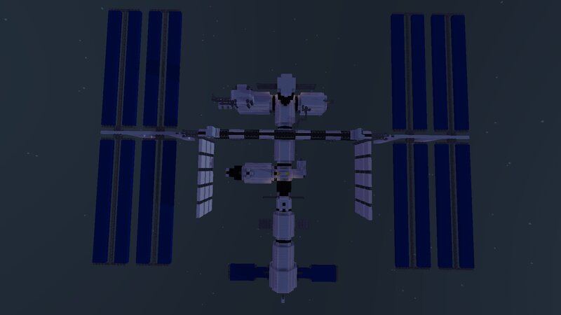 Replica of the International Space Station (ISS) / With full accurate ...