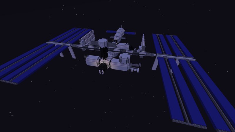 Replica of the International Space Station (ISS) / With full accurate ...