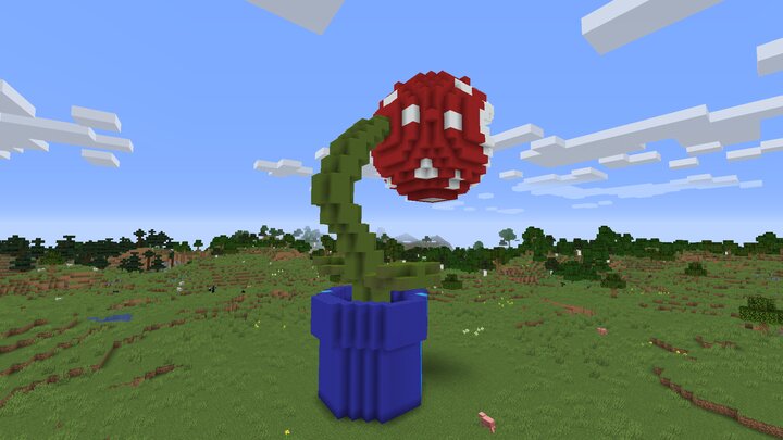 Piranha Plant from Mario!! Minecraft Map