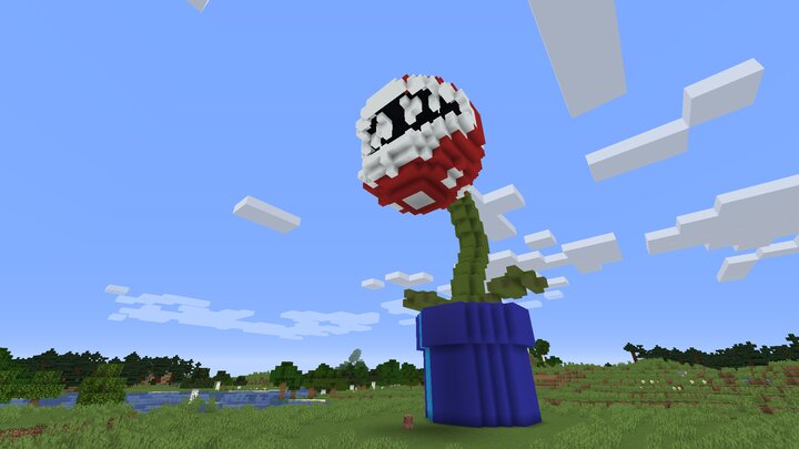 Piranha Plant from Mario!! Minecraft Map