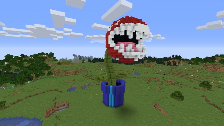 Piranha Plant from Mario!! Minecraft Map
