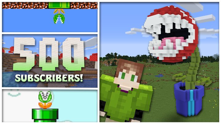Piranha Plant from Mario!! Minecraft Map