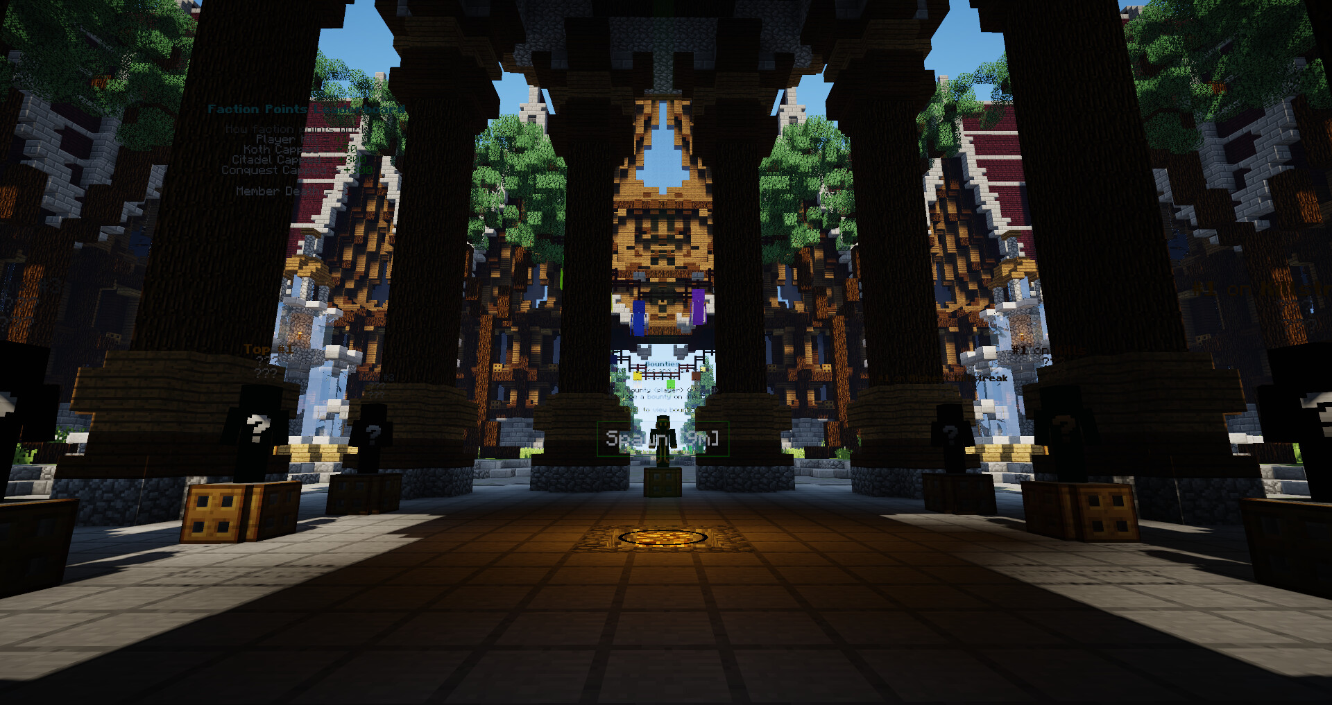 HCF Spawn + Road - Medieval Theme Minecraft Map