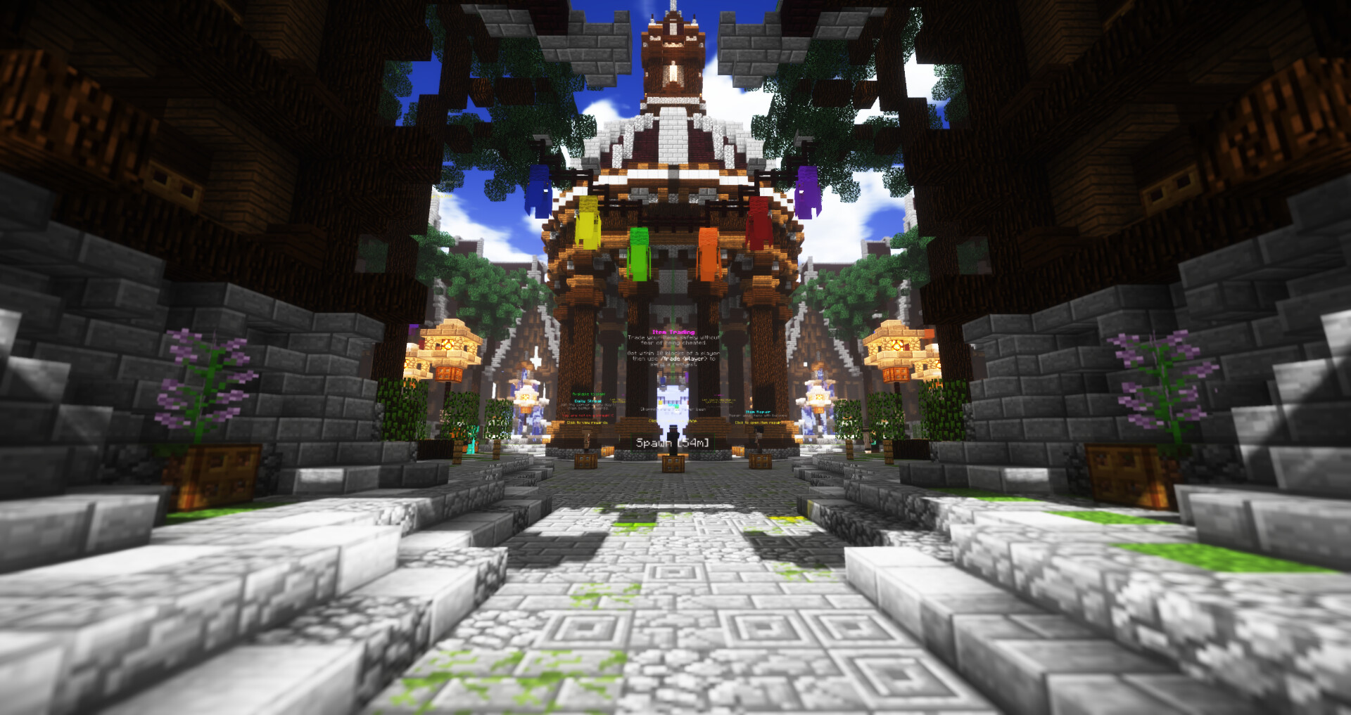 HCF Spawn + Road - Medieval Theme Minecraft Map
