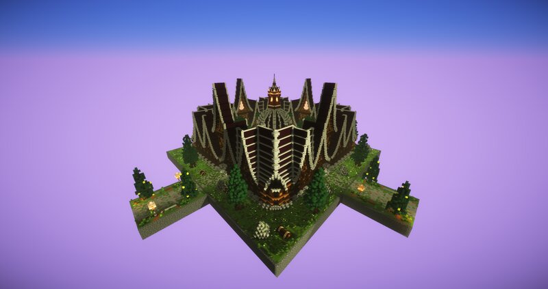 HCF Spawn + Road - Medieval Theme Minecraft Map