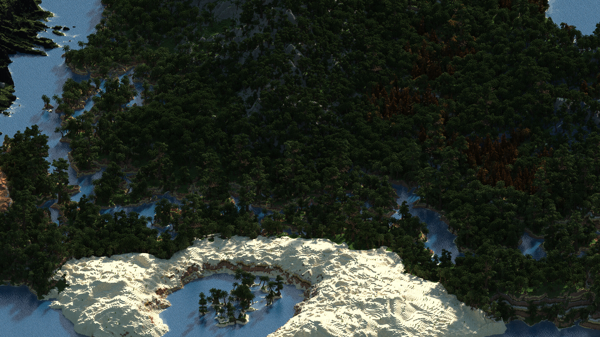 Tropical world - WorldPainter Minecraft Map