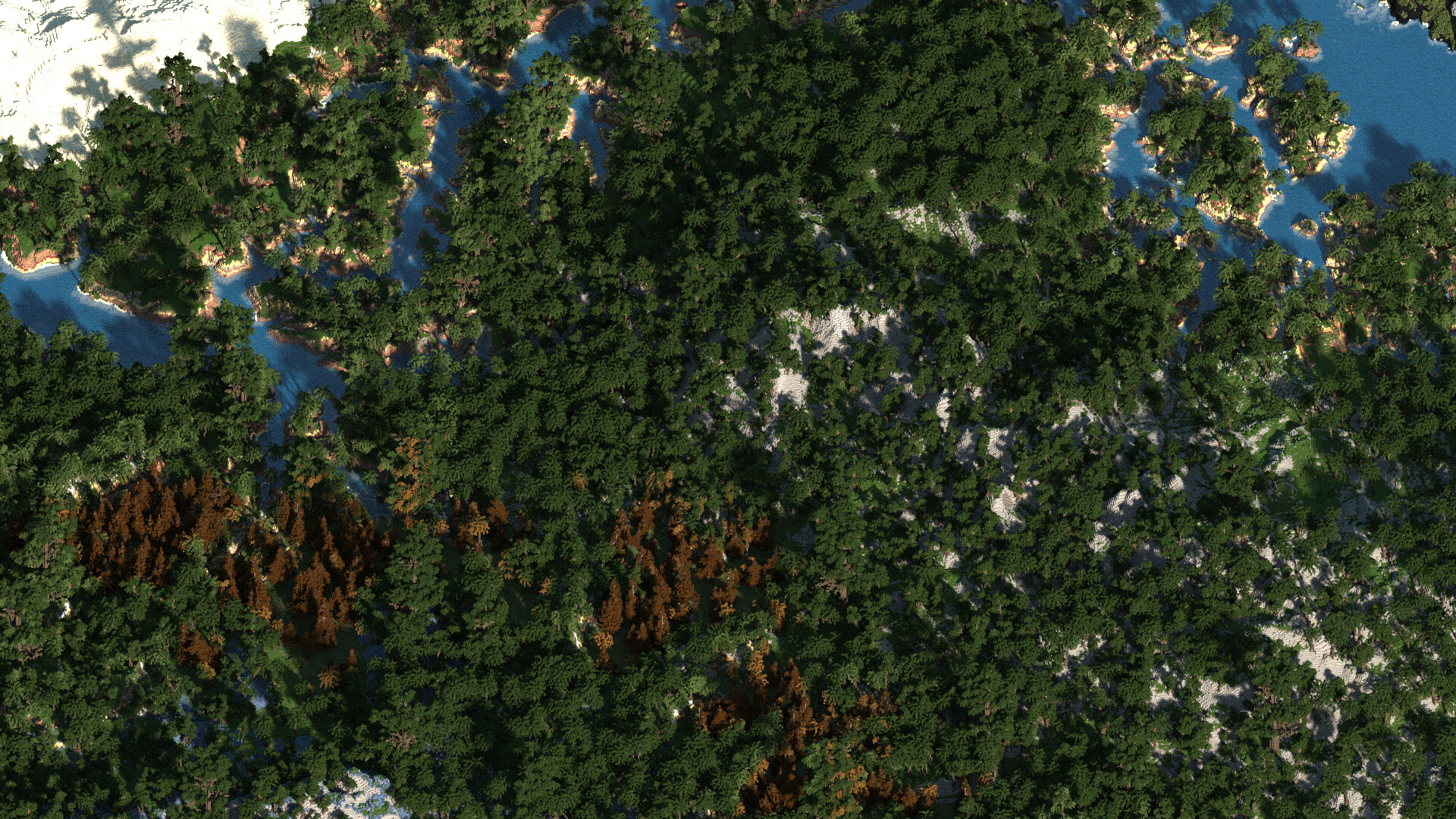 Tropical world - WorldPainter Minecraft Map