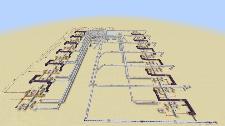 Minecraft Binary Adder and Subtractor Minecraft Map