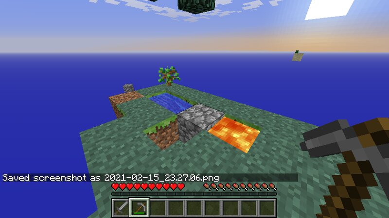 the worst sky block Minecraft Map