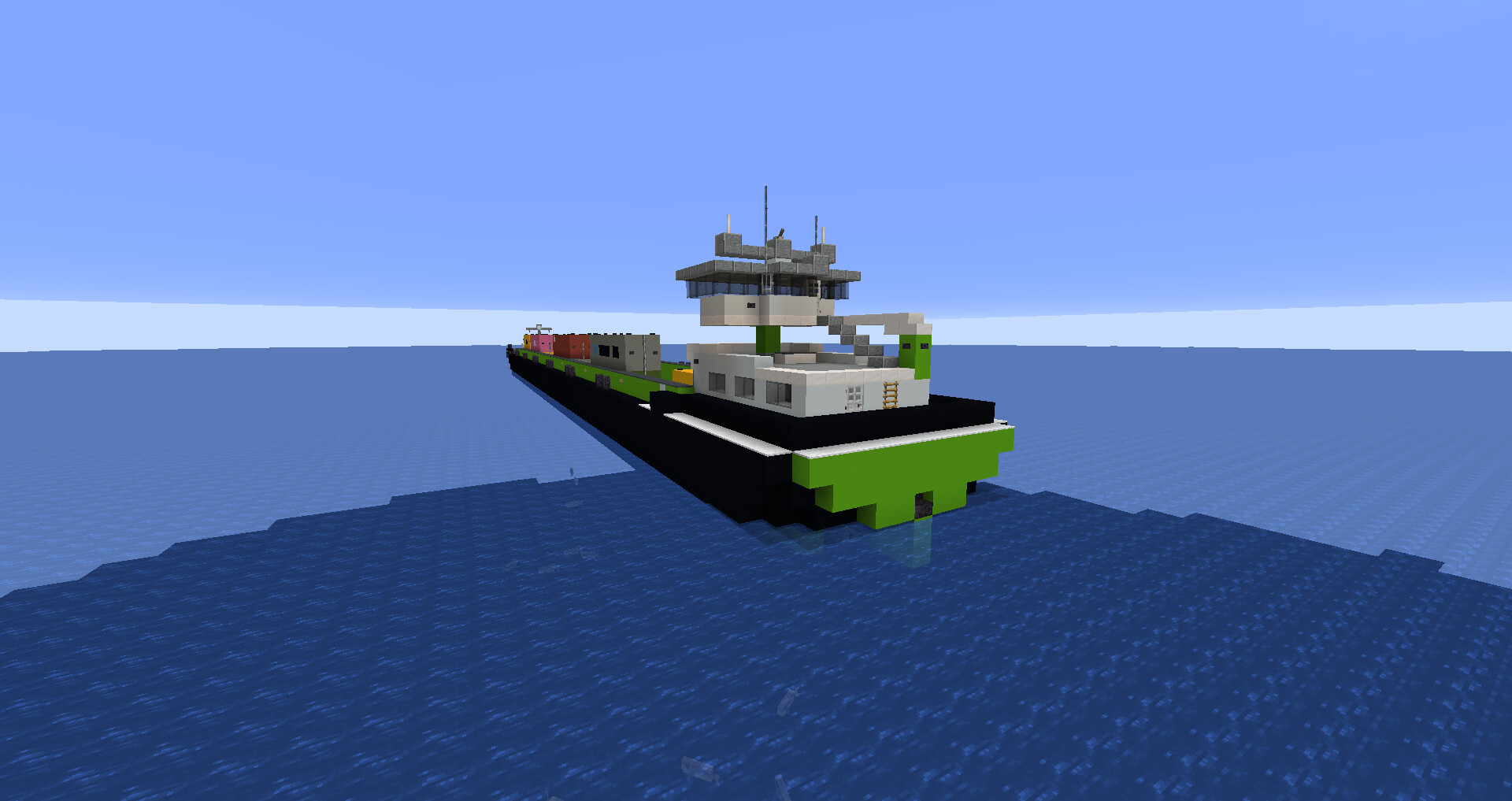 container ship SENDO LINER 1:1 Minecraft Map