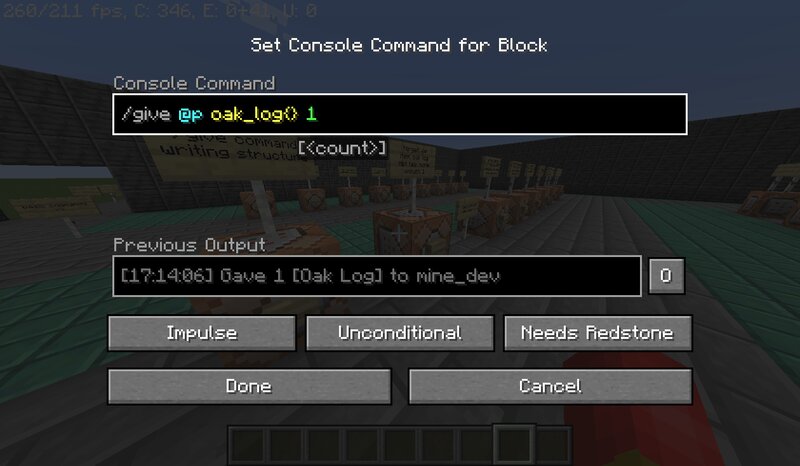 Command Park Minecraft Map