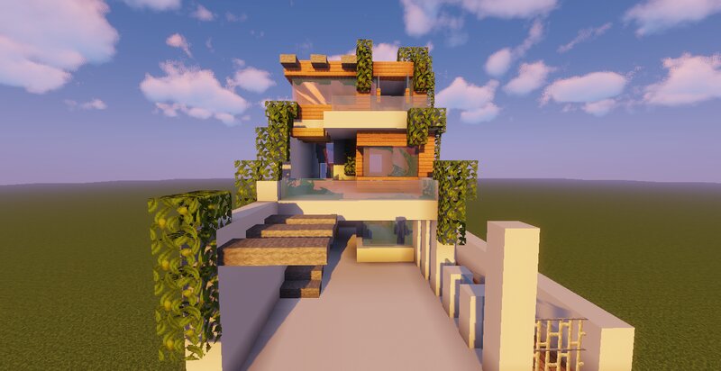 Modern House #87 (Brazilian Modern House) Minecraft Map