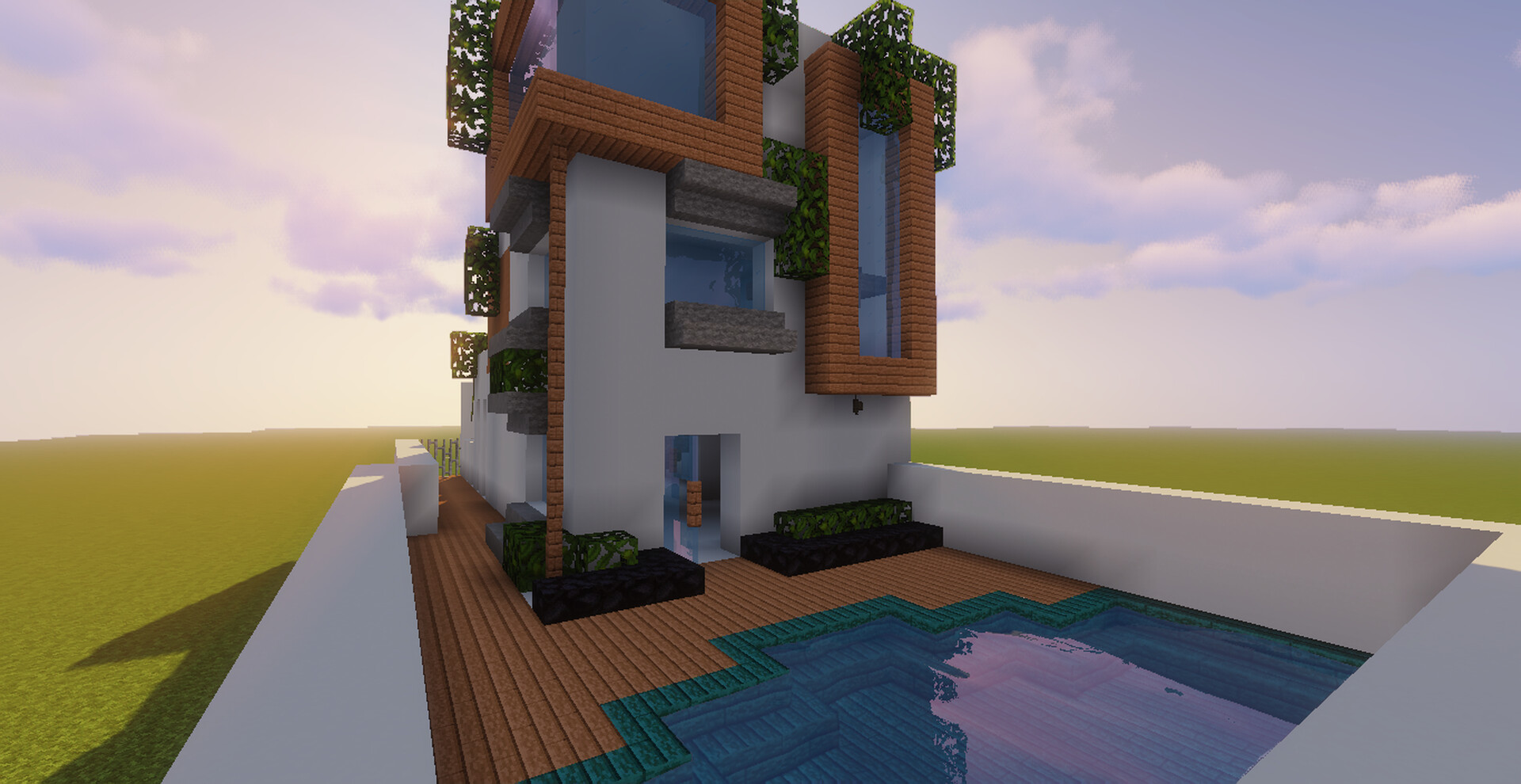 Modern House #87 (Brazilian Modern House) Minecraft Map