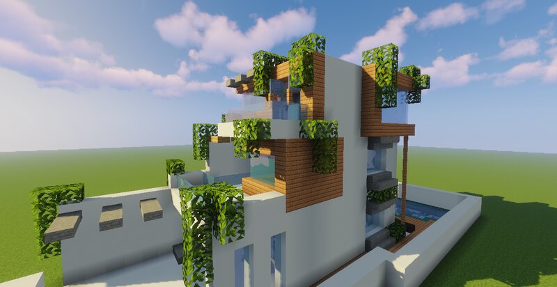 Modern House #87 (Brazilian Modern House) Minecraft Map