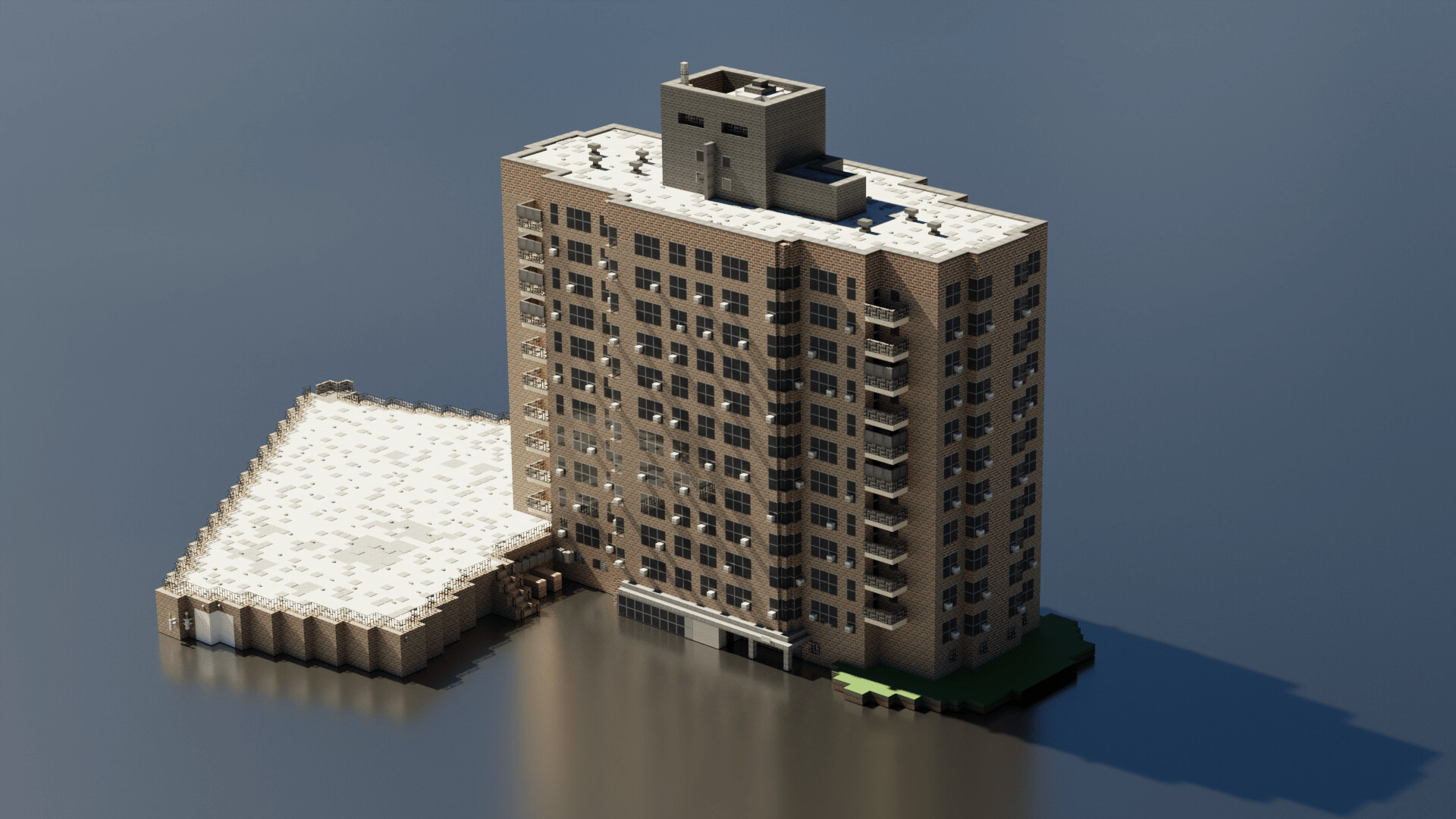 Briarcliff Apartments in The Bronx, New York (1:1 Scale!) Minecraft Map