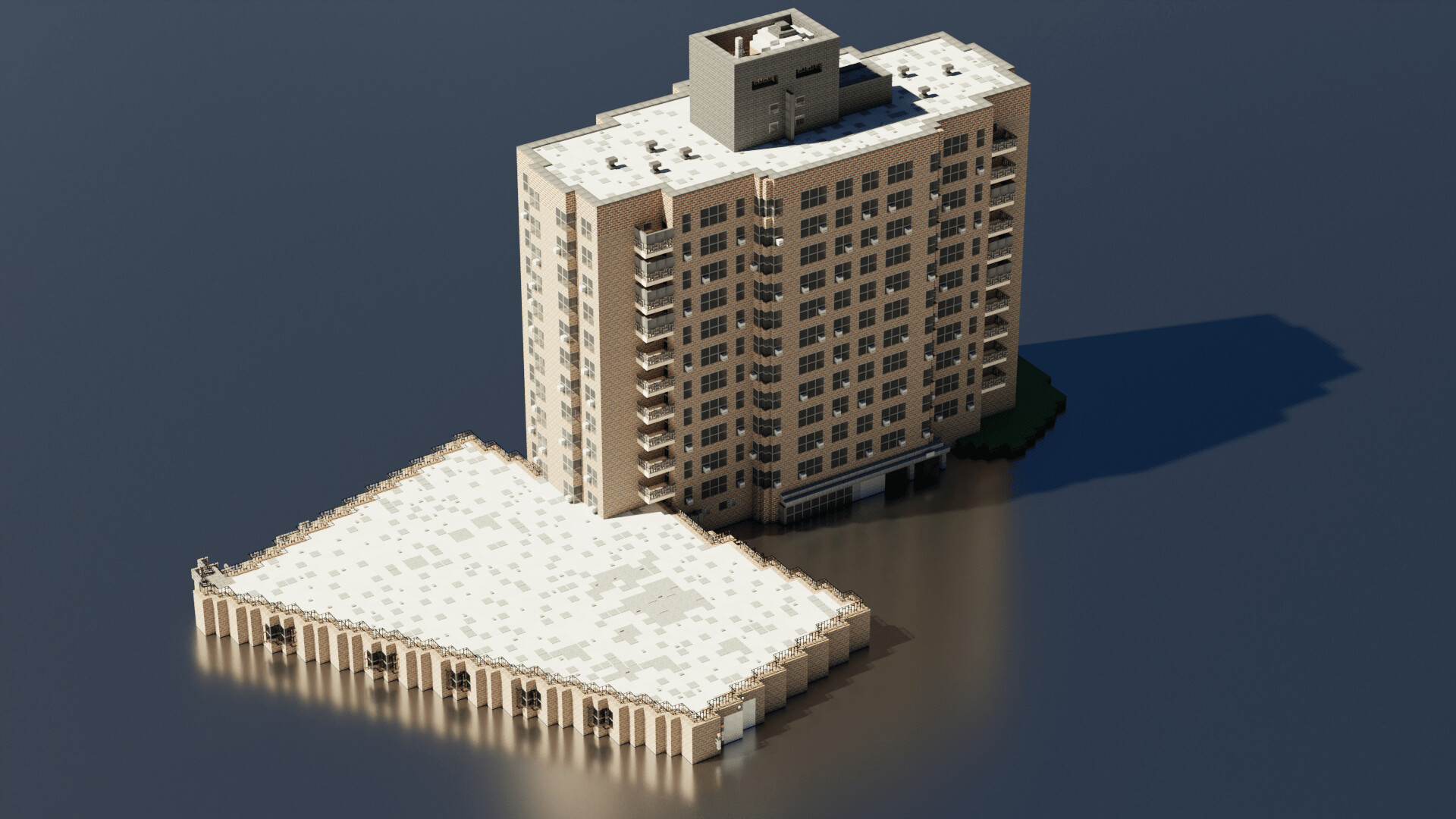Briarcliff Apartments in The Bronx, New York (1:1 Scale!) Minecraft Map