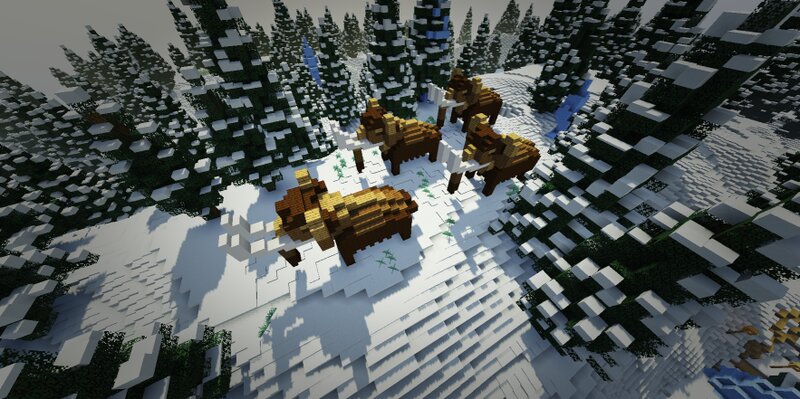 Woolly Mammoth Minecraft Map