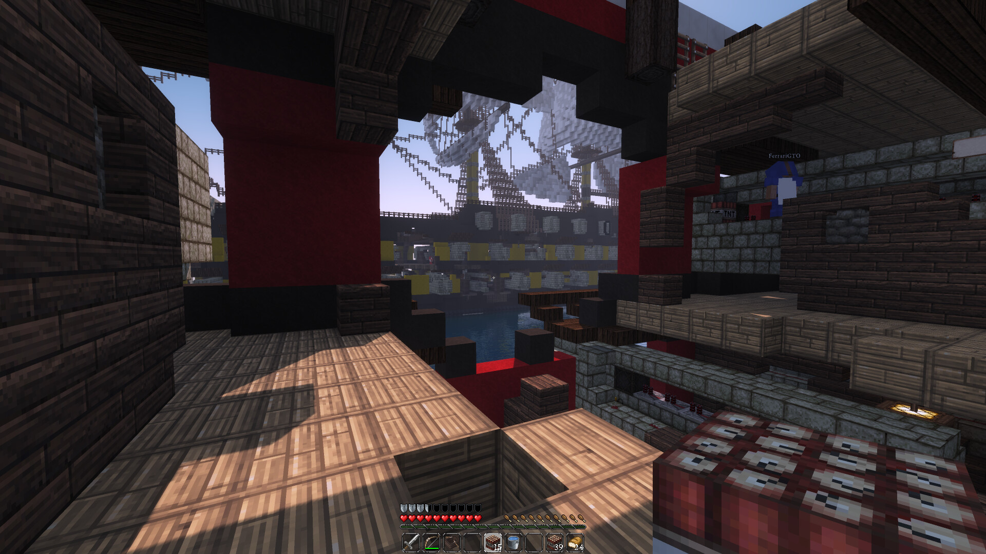 Ship of the Line TNT Battle Minigame Minecraft Map