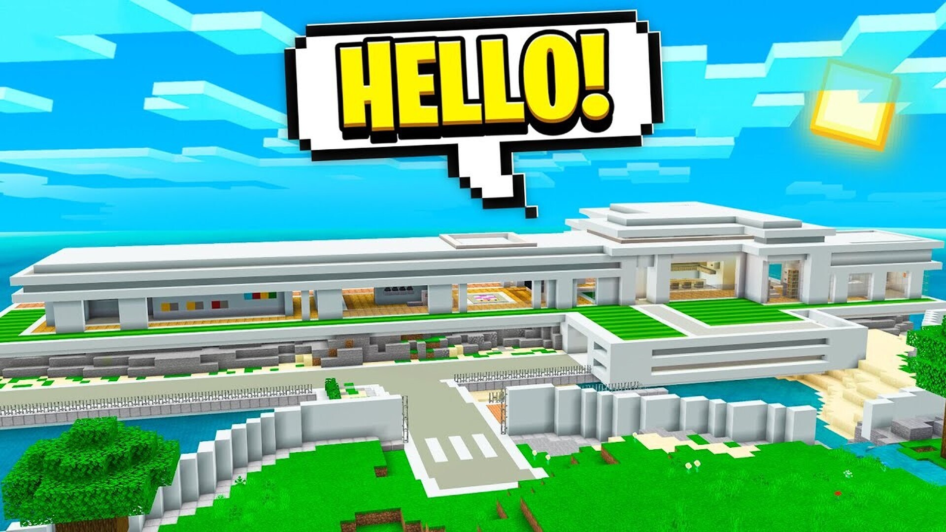 Talking smart house minecraft map any version bedrock/pocket edition ...