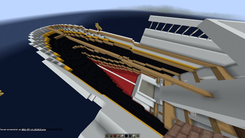 R.M.S Titanic 1:1 Full Interiors Minecraft Map
