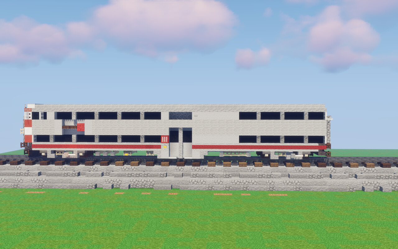 1.5:1 JPBX Caltrain Nippon Sharyo Bi-level Gallery Cars Minecraft Map
