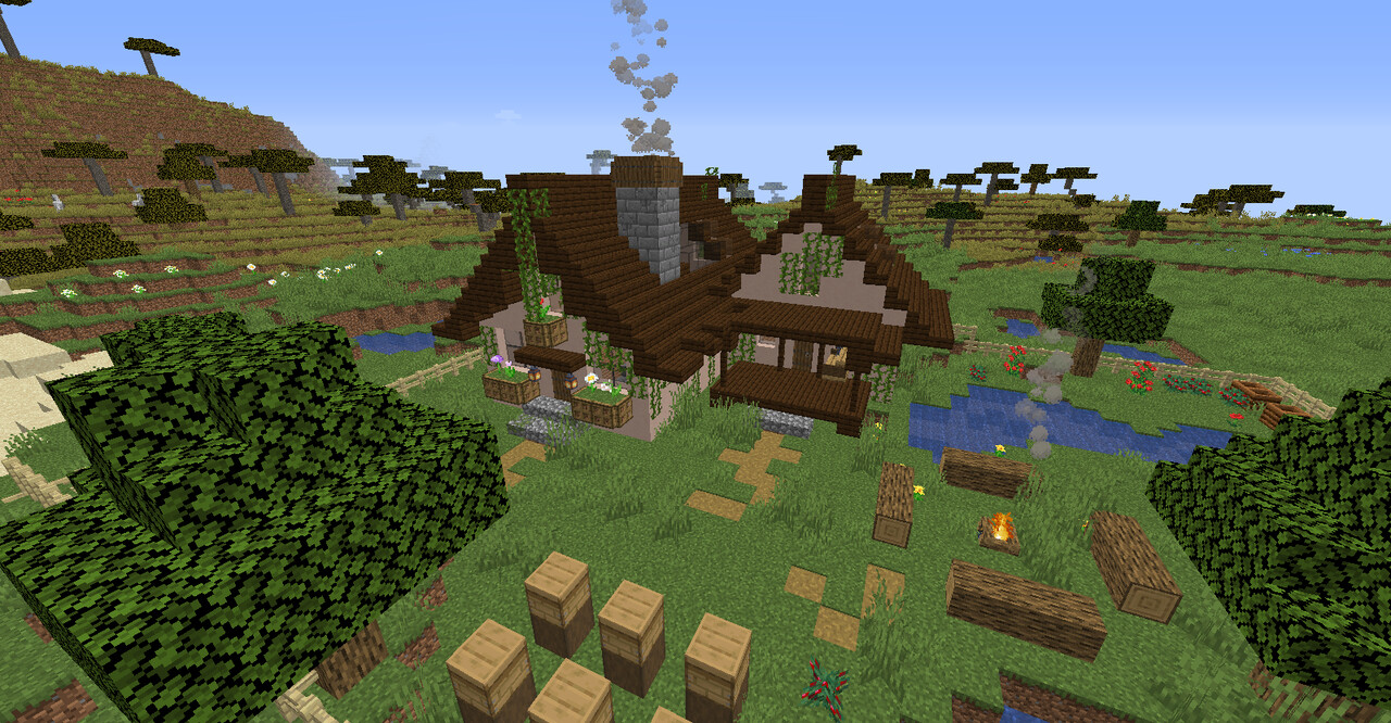 Cottagecore Cottage Minecraft Map