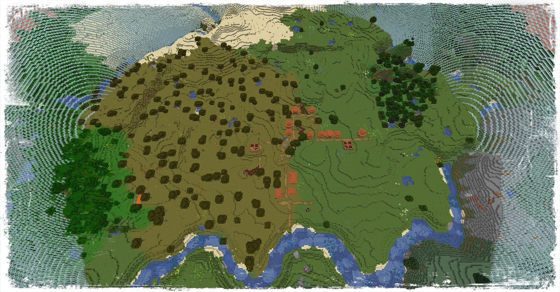 The 100 Days Dome - 1.16.4 Hardcore Map Minecraft Map