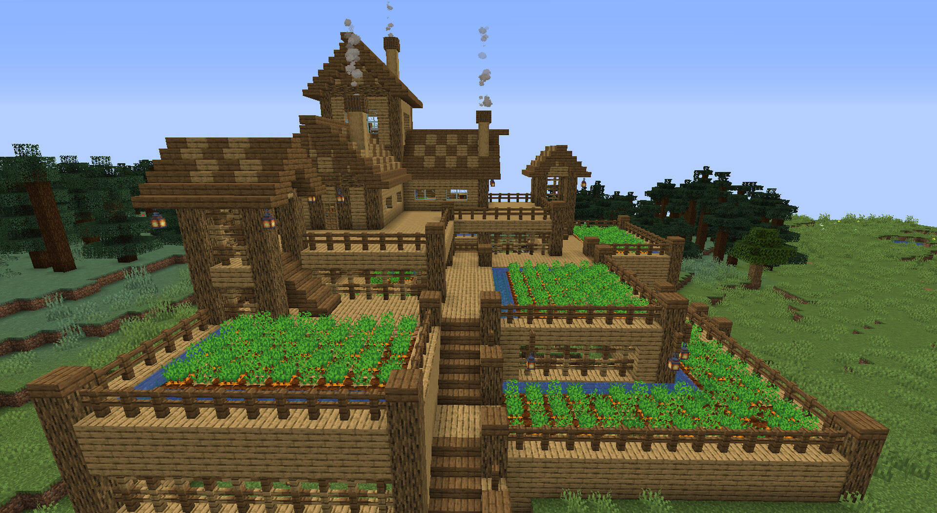 Garden house Minecraft Map