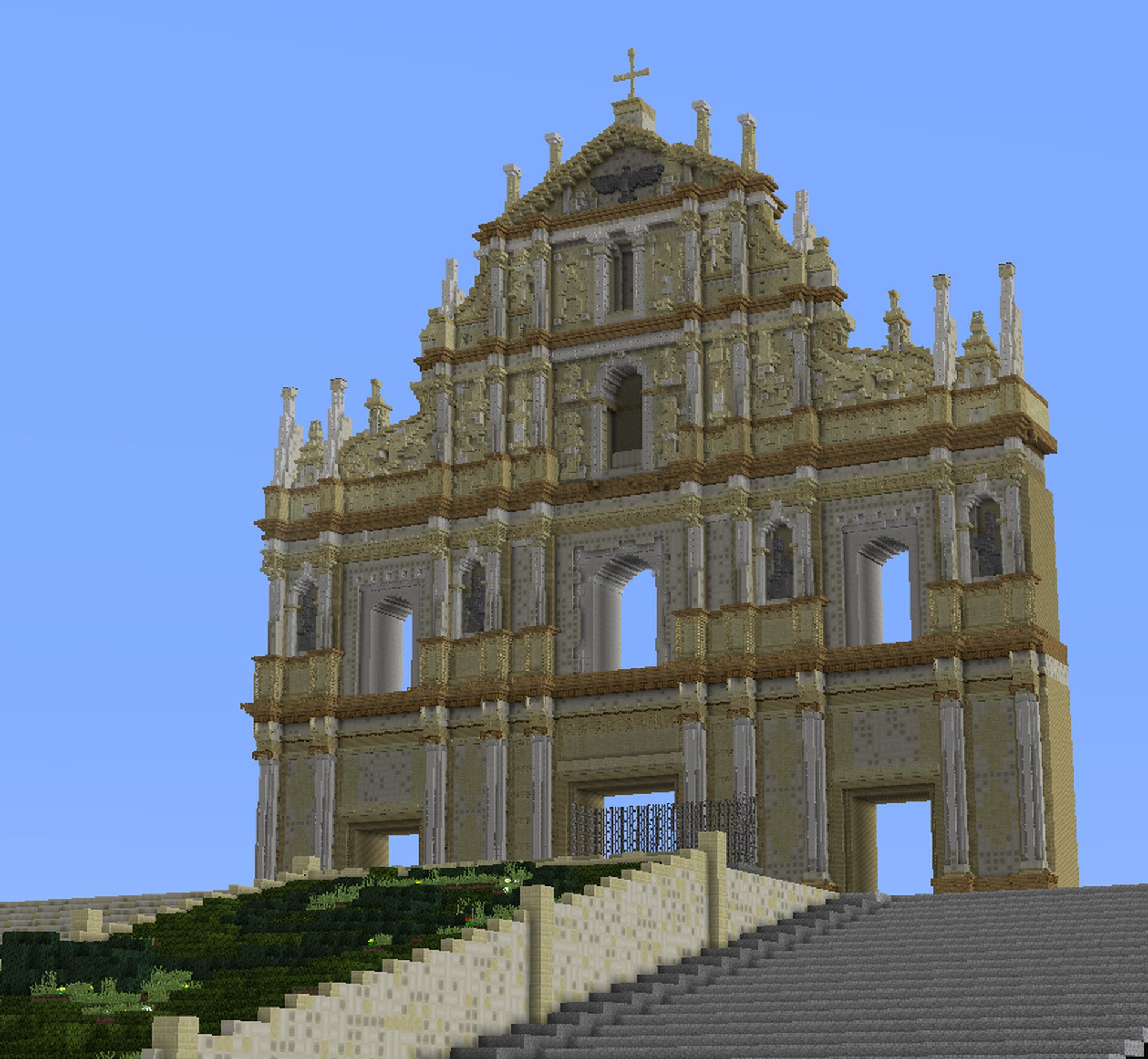 Ruins of Saint Paul's, Macau Minecraft Map