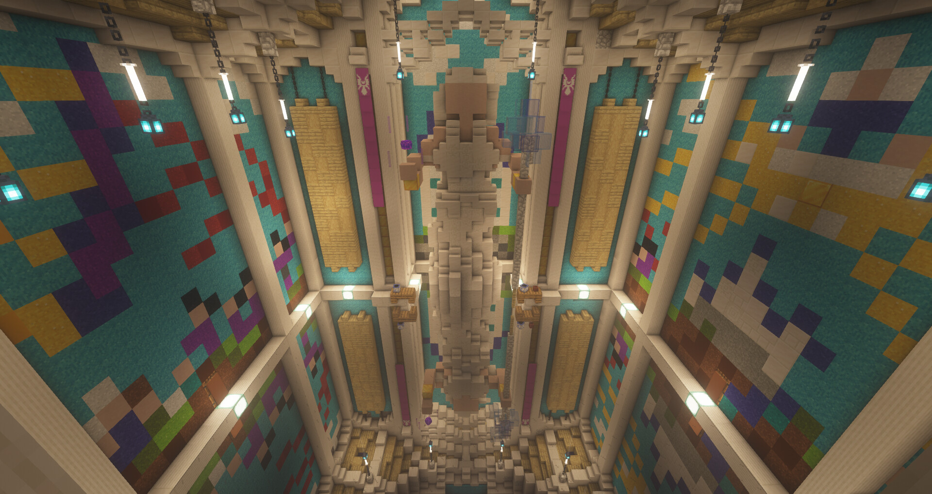 Aerial - High Elves City - Fables and Fantasy RP Minecraft Map