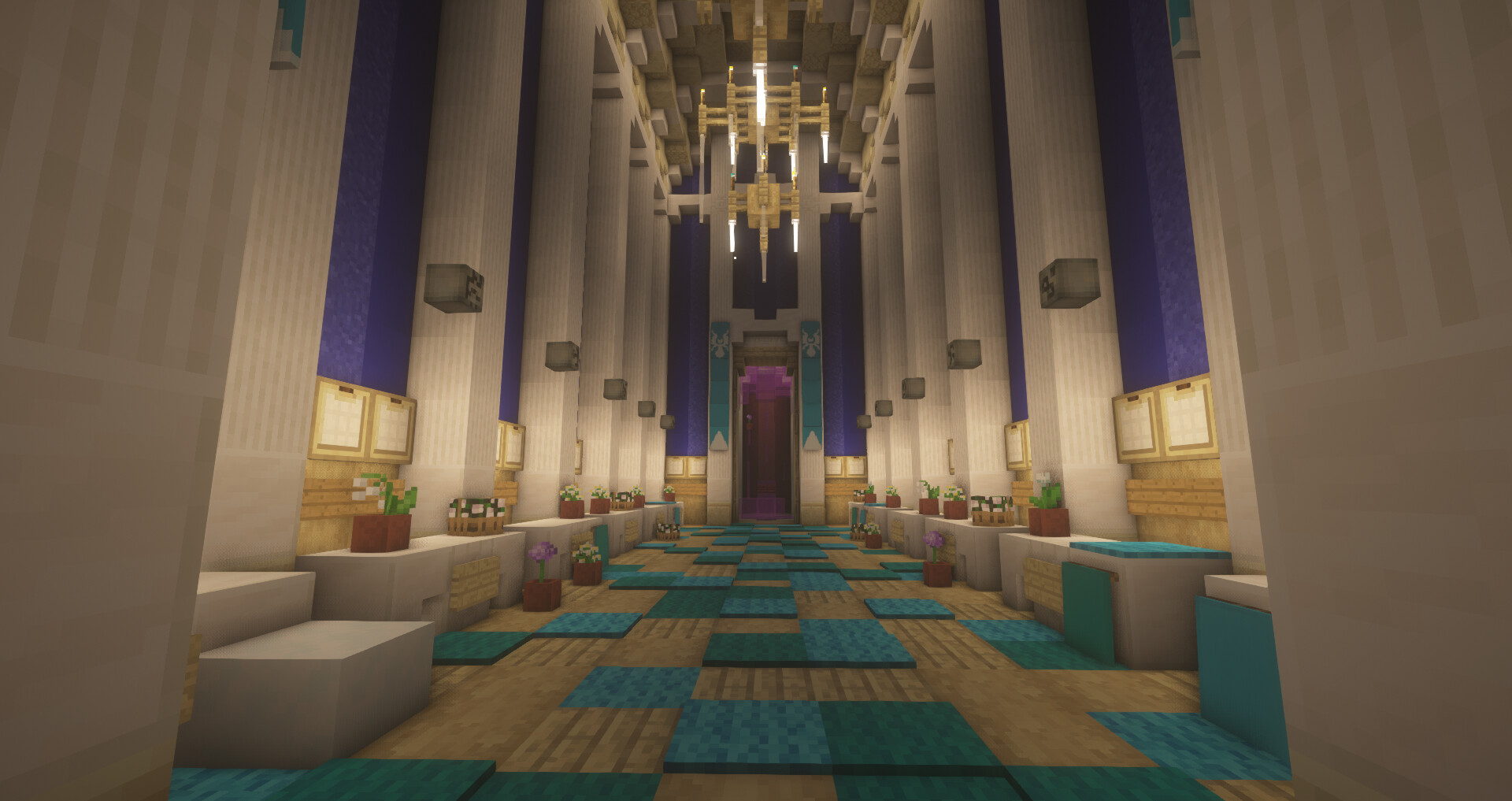 Aerial - High Elves City - Fables and Fantasy RP Minecraft Map