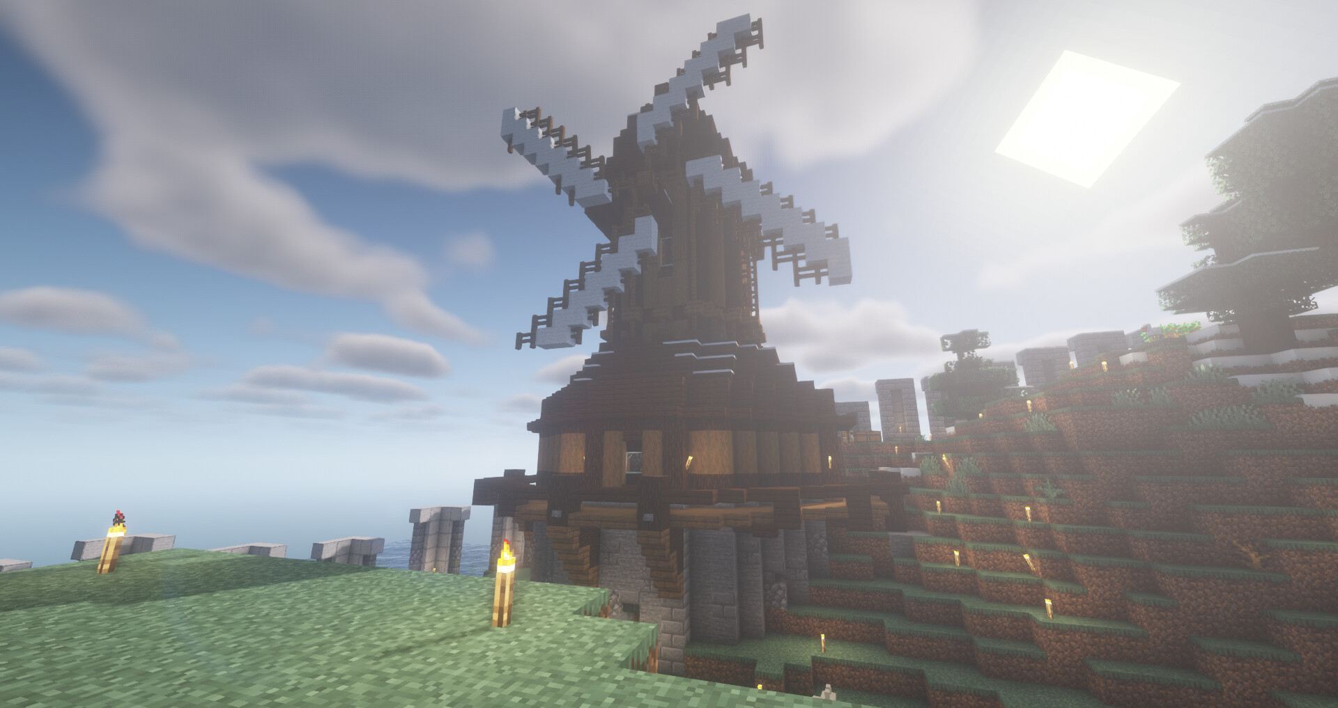 Medieval windmill Minecraft Map