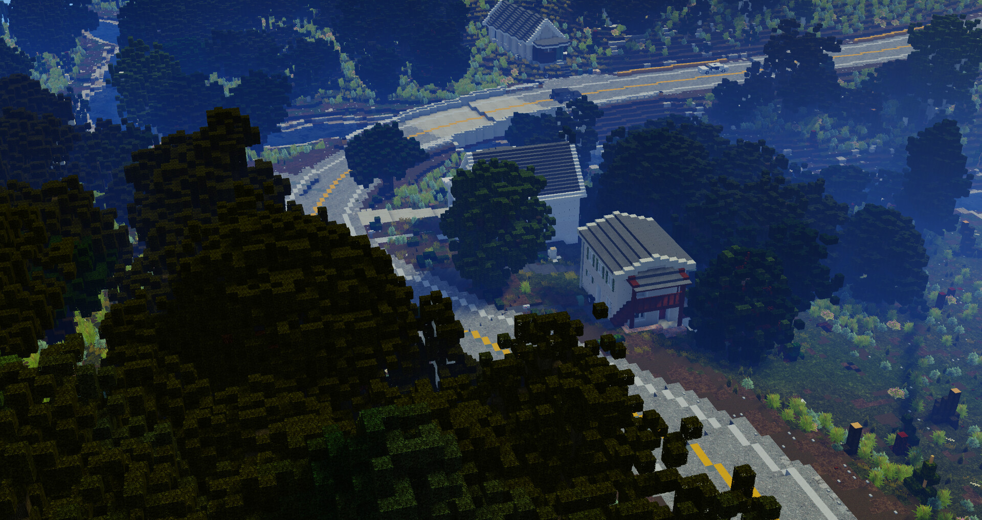 TRS | Walkers Run: 1:5:1 Realistic Country Road Minecraft Map