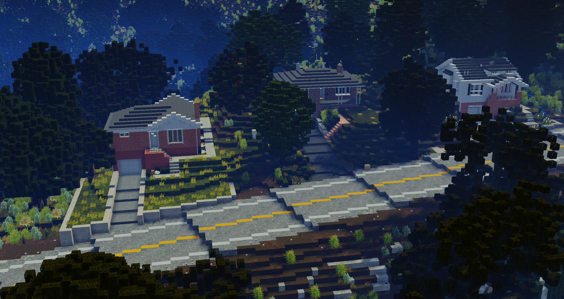 TRS | Walkers Run: 1:5:1 Realistic Country Road Minecraft Map