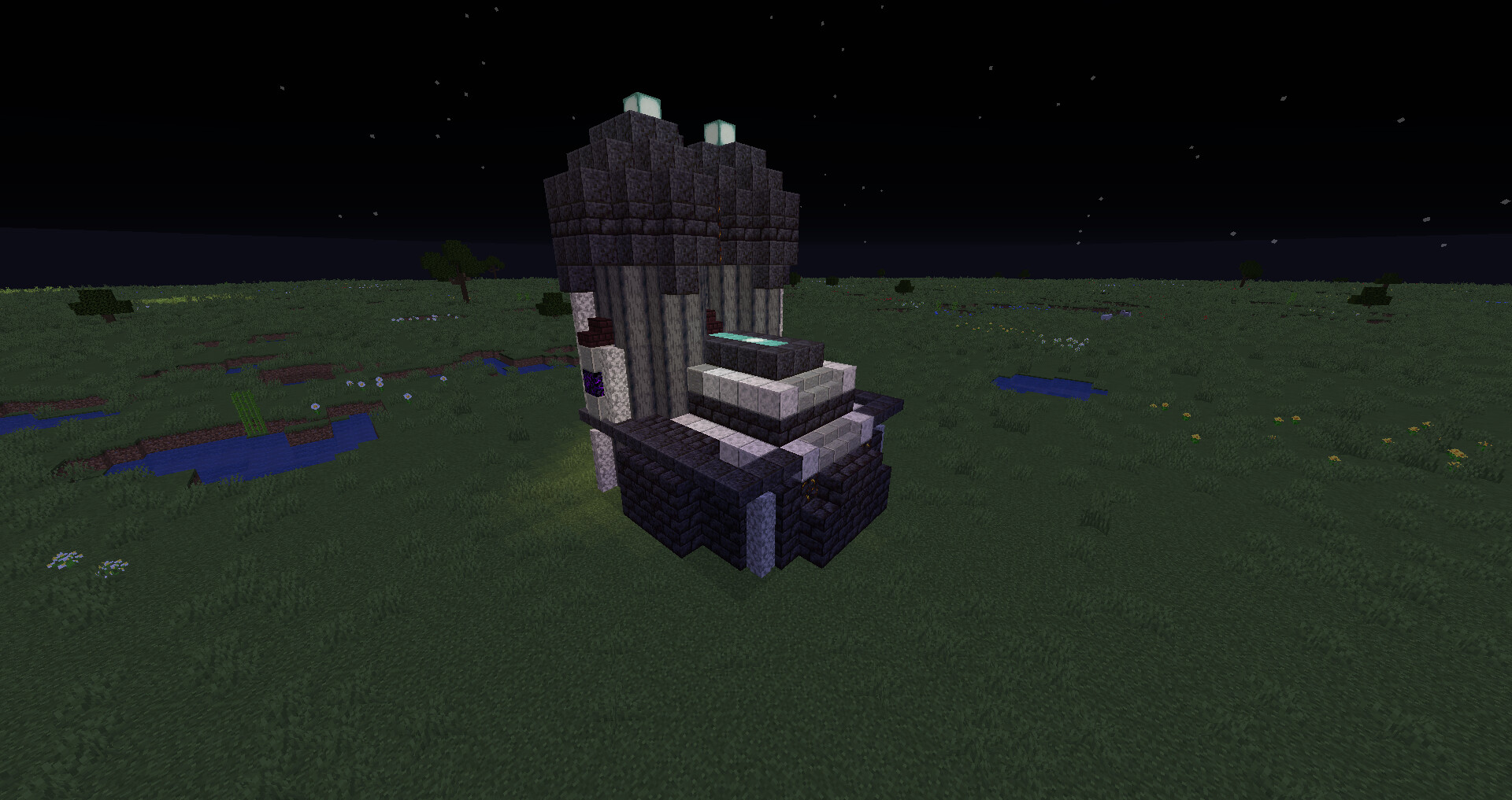 Dark Village Style Building Minecraft Map