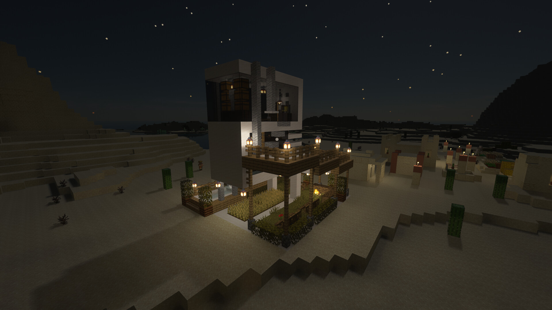 House with Amazing Water Slide Minecraft Map