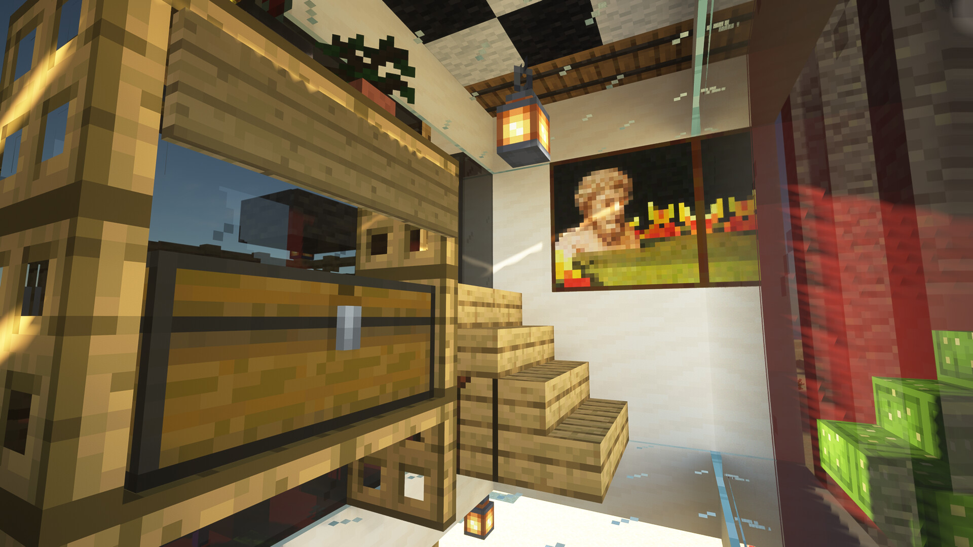 House with Amazing Water Slide Minecraft Map