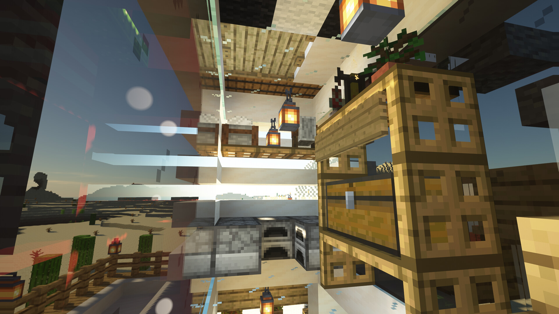 House with Amazing Water Slide Minecraft Map