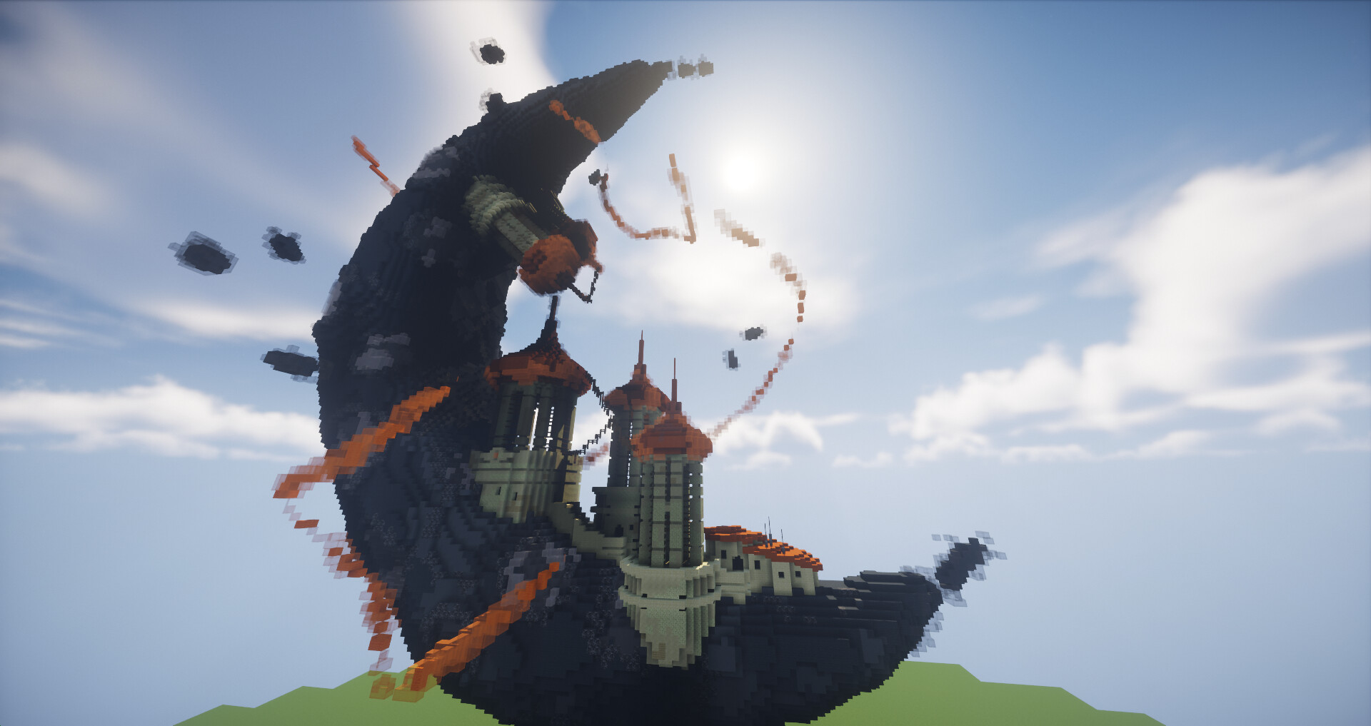 Moon Tower Floating Hub | 1.8+ Minecraft Map