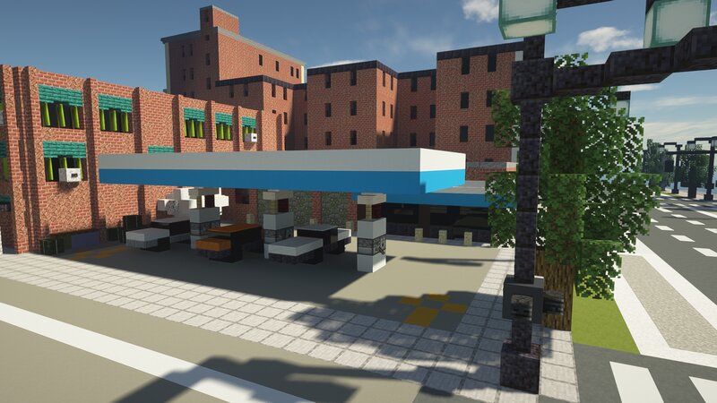 Gas Station Minecraft Map