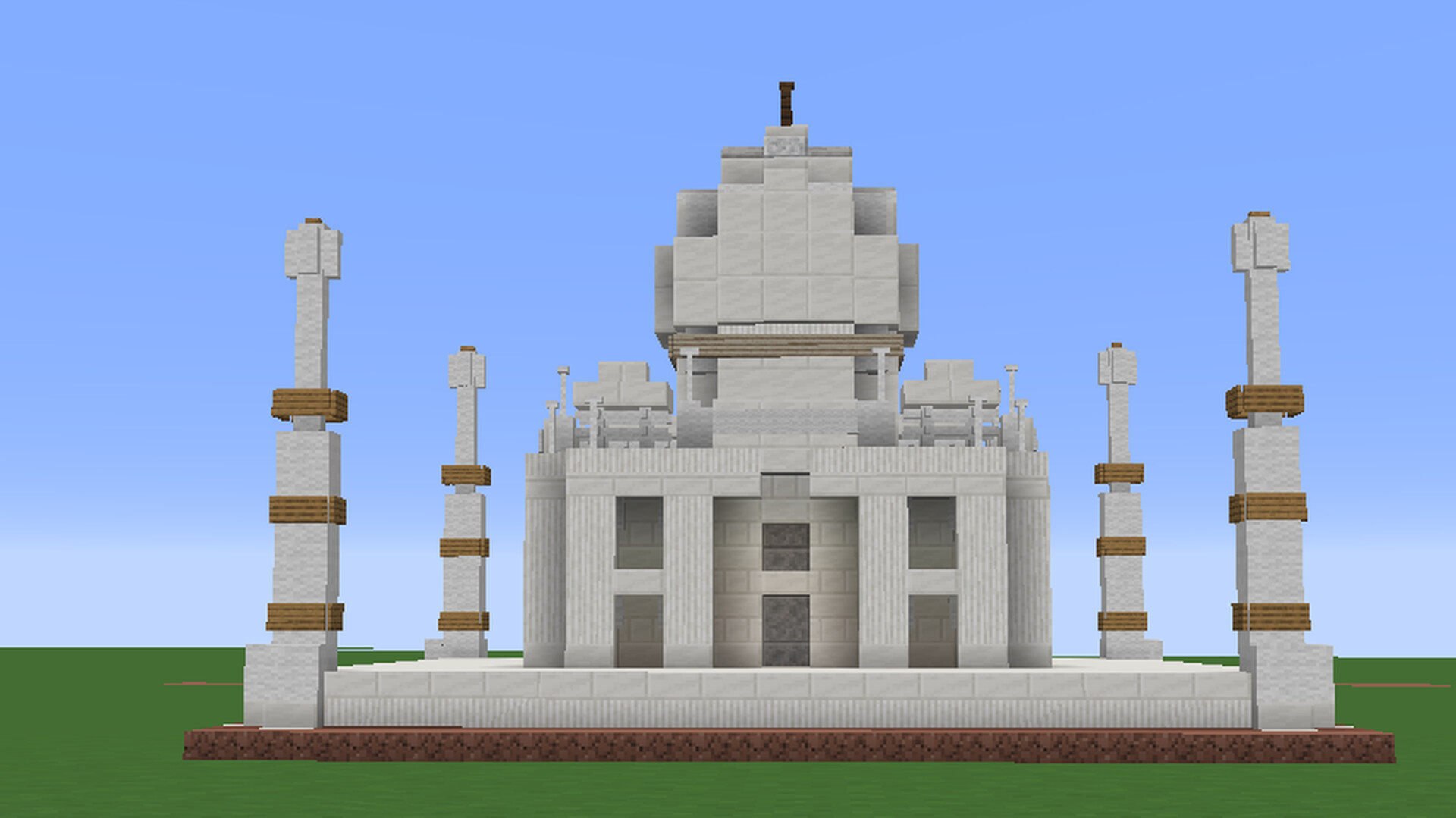 Taj Mahal | 1:5 Scale Minecraft Map