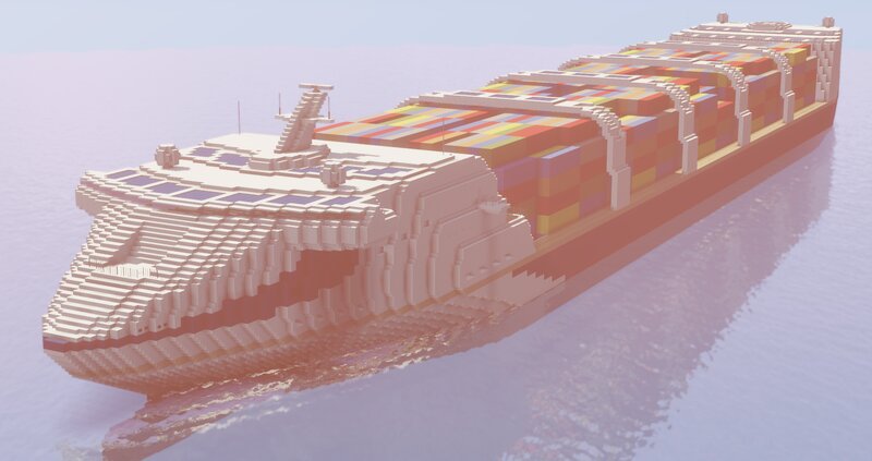 Mega Shipper | Container ship [1:1 - Fictional - Amberstone pack ...