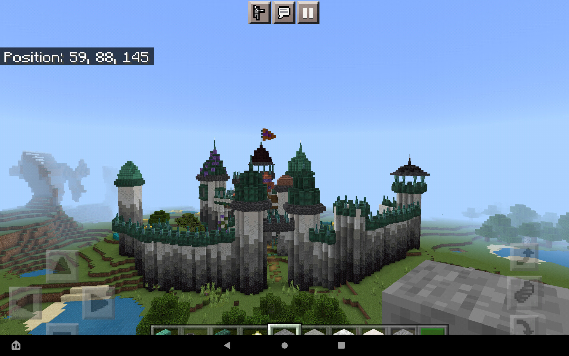 White bird city Minecraft Map
