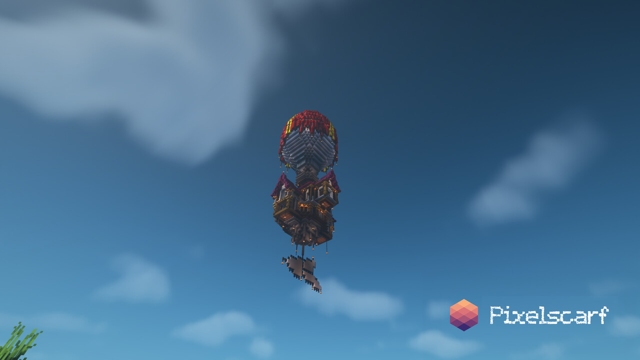 Hot-air Balloon Fantasy House [Download] Minecraft Map