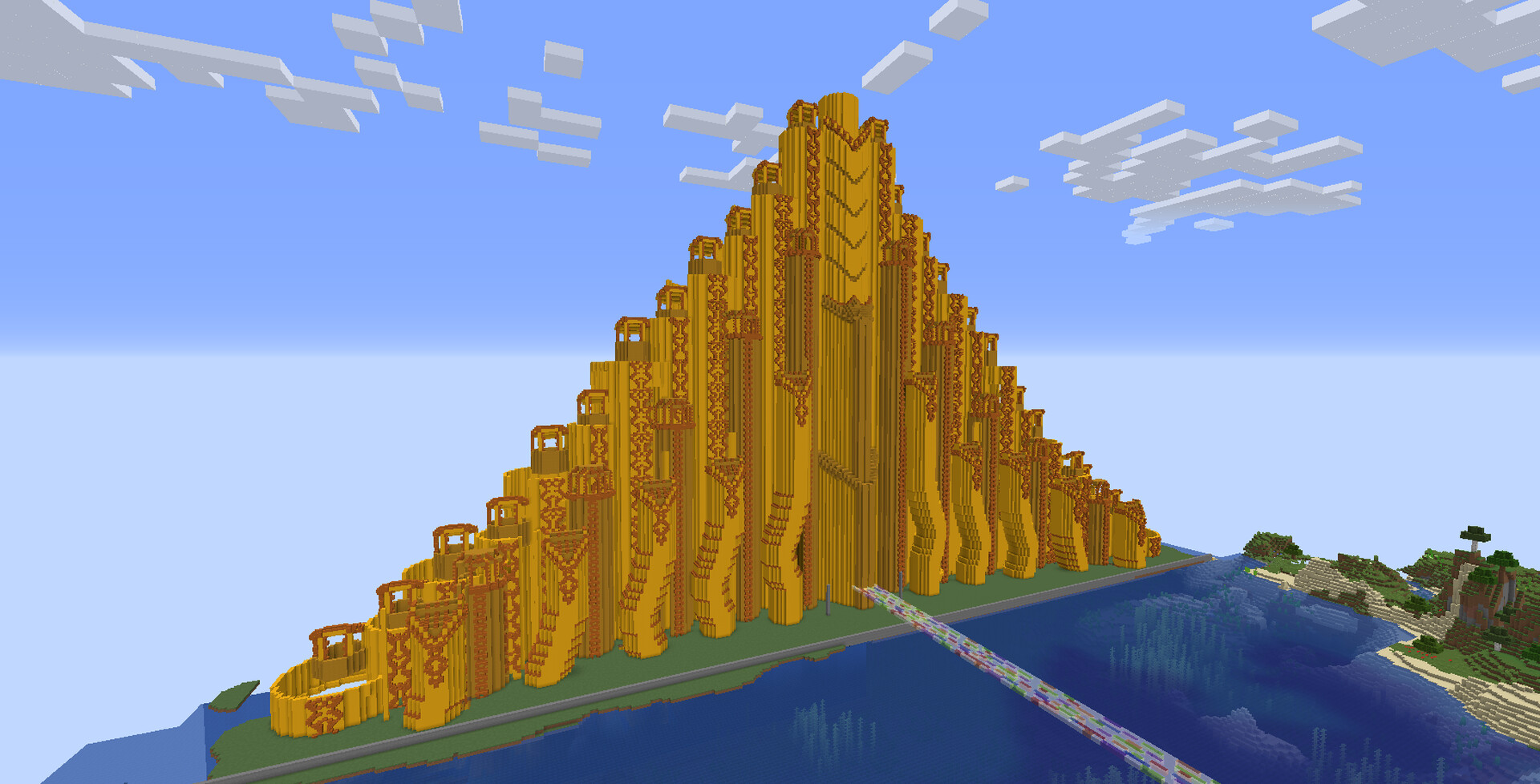 Asgard castle Minecraft Map