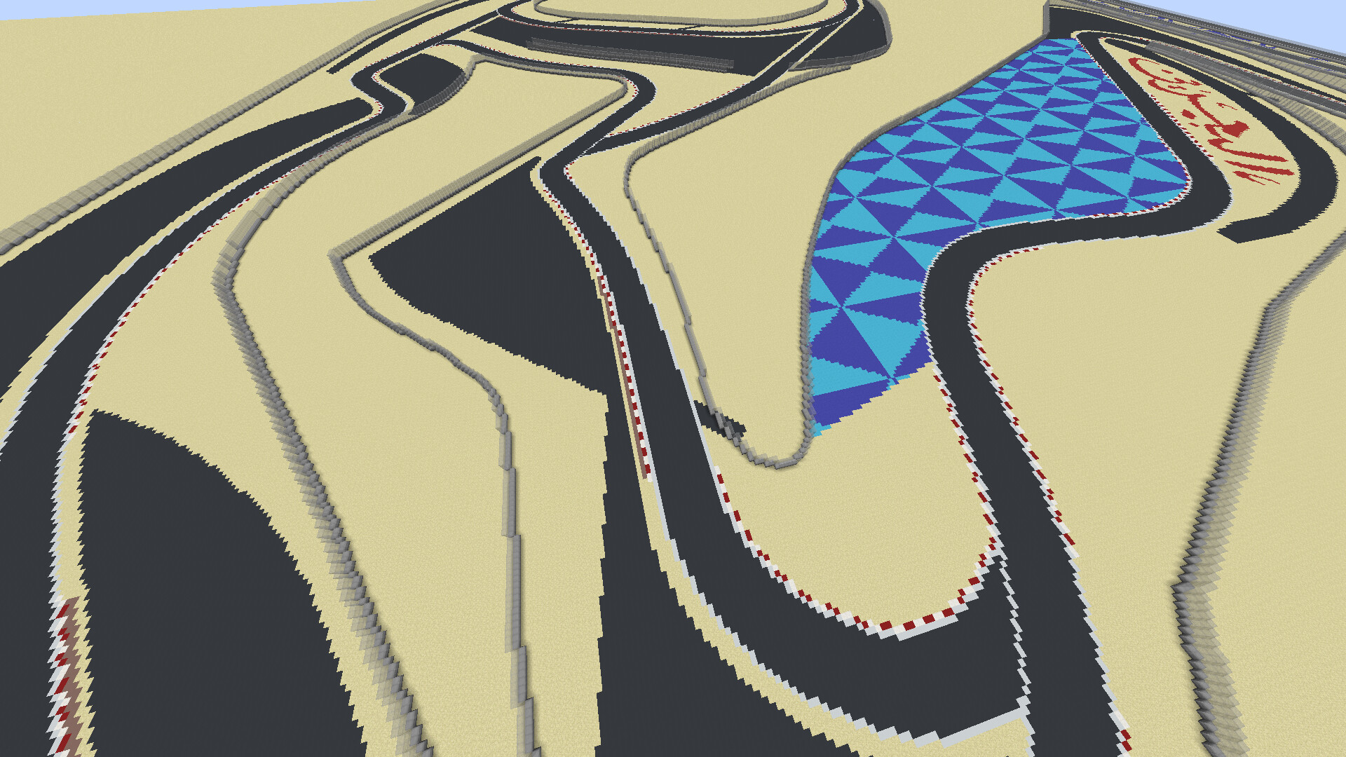 🇧🇭 Bahrain International Circuit, Bahrain (1.12+) Minecraft Map