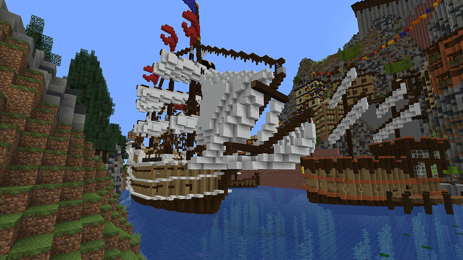 Medieval Pirate Island BUILDING CONTEST Minecraft Map