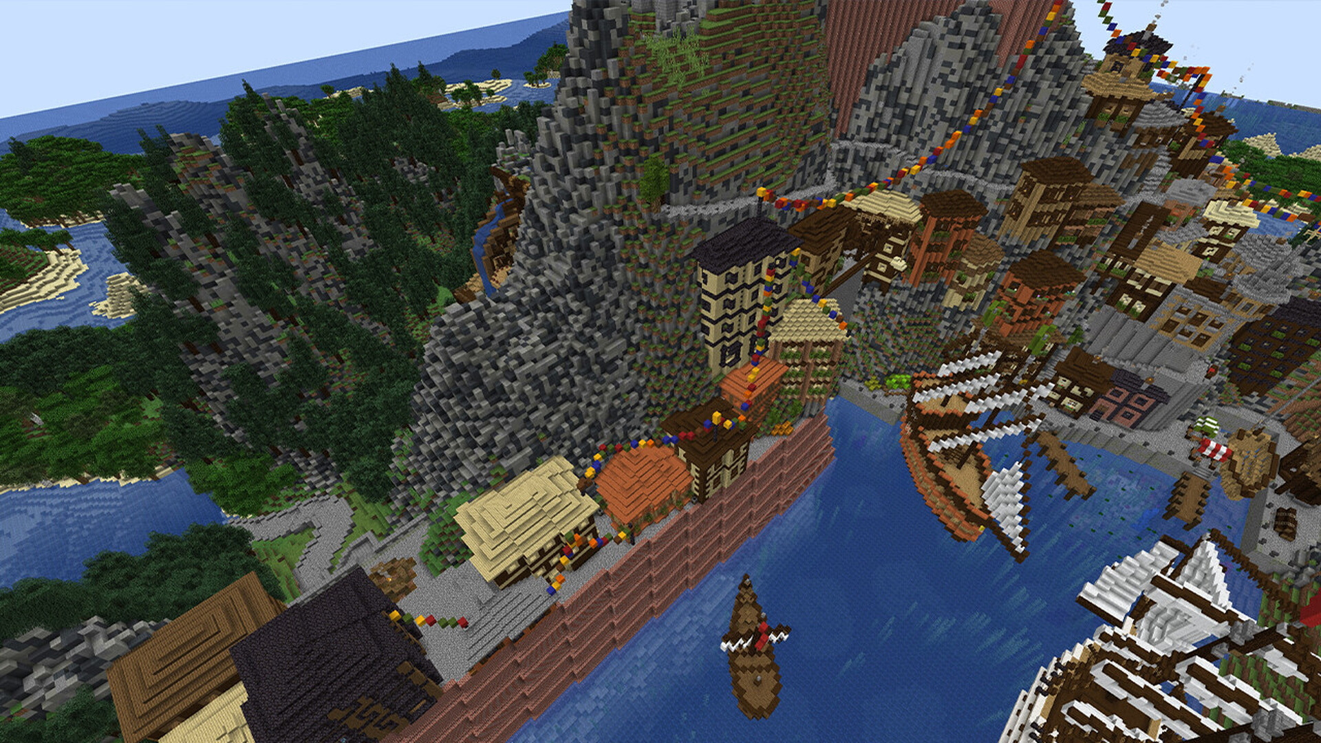 Medieval Pirate Island BUILDING CONTEST Minecraft Map