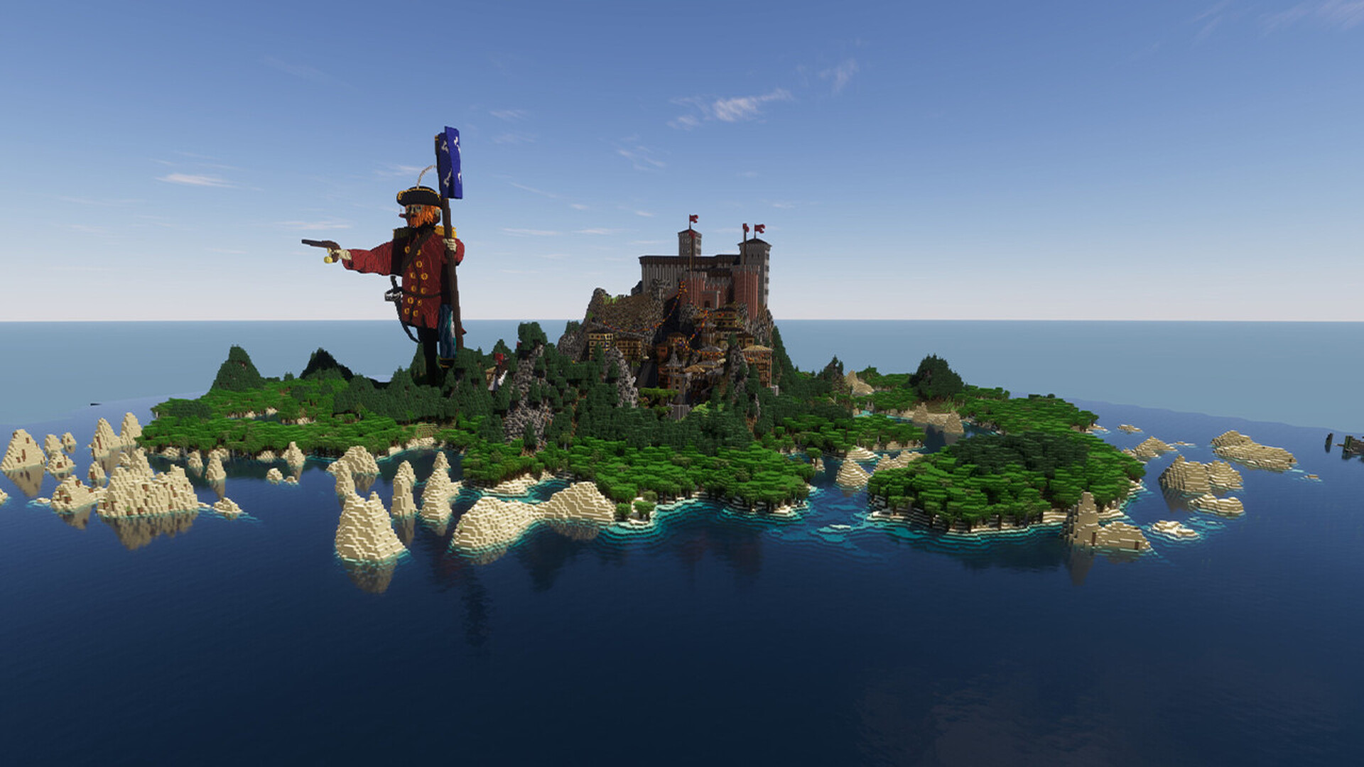 Medieval Pirate Island BUILDING CONTEST Minecraft Map