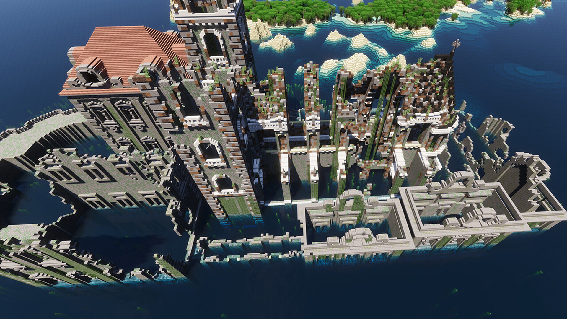 Medieval Pirate Island BUILDING CONTEST Minecraft Map